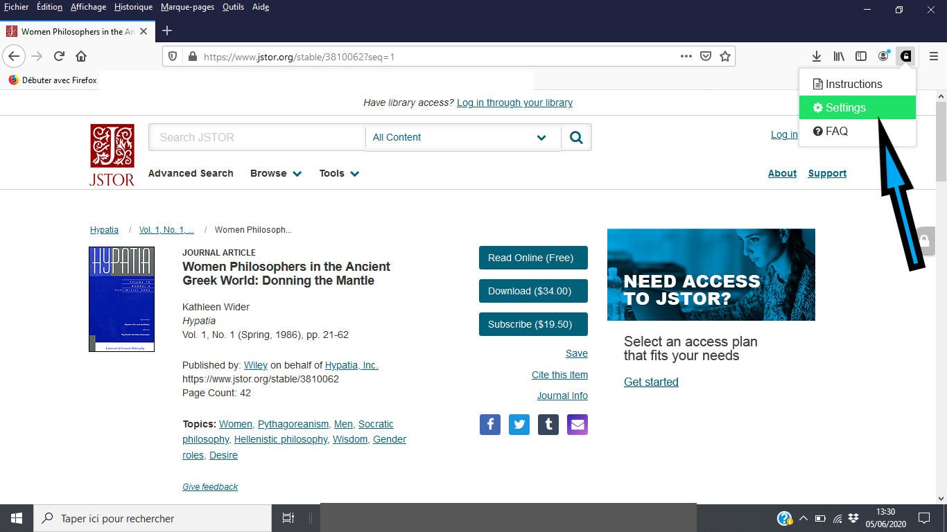 UNPAYWALL ou comment trouver les articles en accès libre – Infodoc